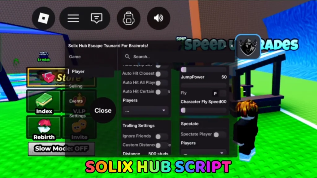 Solix Hub Script | Escape Tsunami for Brainrots Script (2026) » Script ...